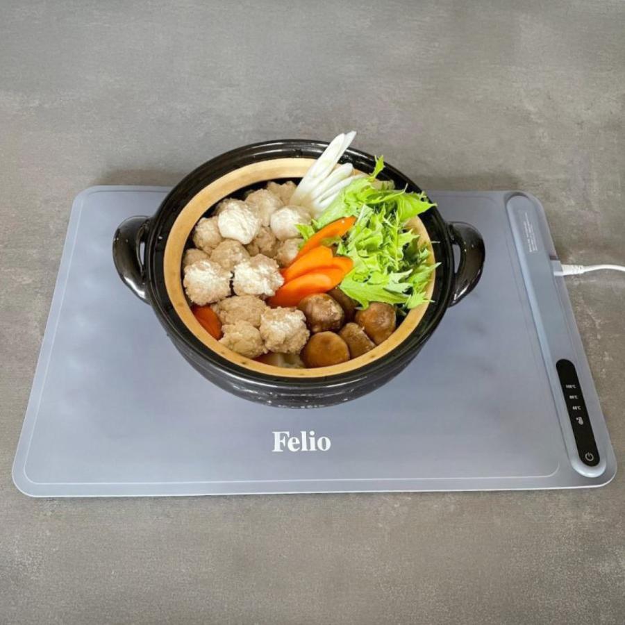 食卓用フードウォーマー 大判タイプ Felio （ フェリオ 保温プレート 料理 保温 シート ） : インテリアパレットヤフー店 - 通販 ...