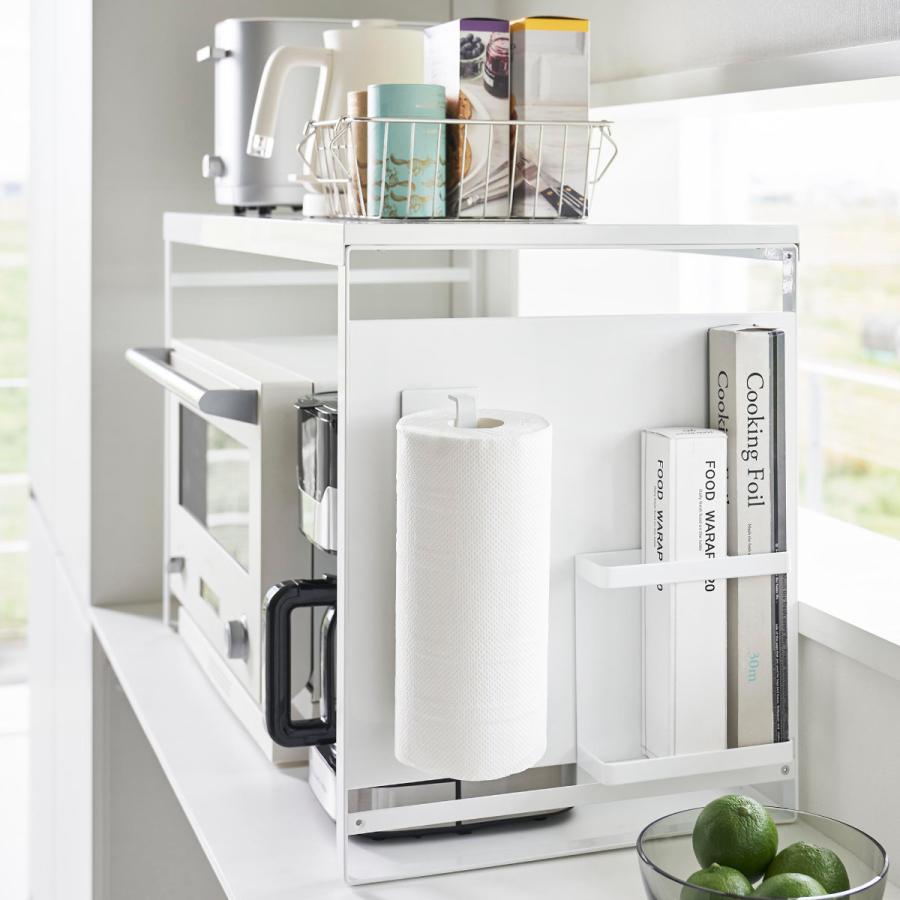 tower 特典付き 山崎実業 スチールパネル付きレンジラック タワー W75 （ 4903208014830 タワーシリーズ レンジラック スチールパネル付き ラック ） : インテリア ...