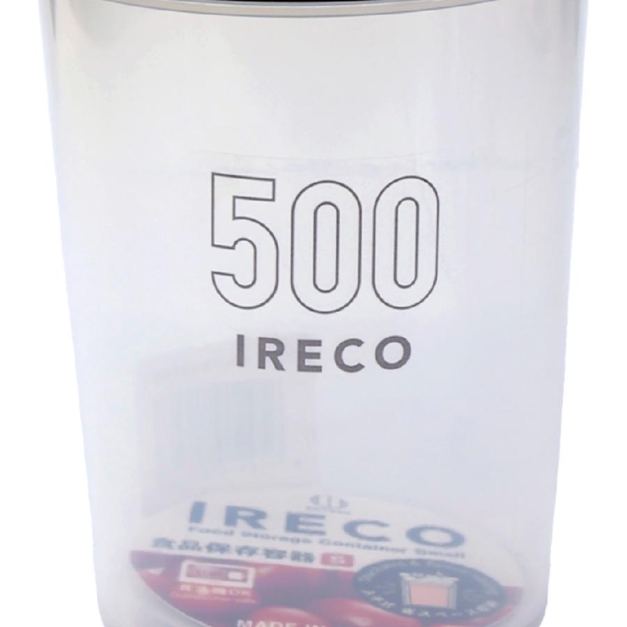 小久保工業所 保存容器 IRECO 食品保存容器 Sサイズ 500ml （ キャニスター プラスチック容器 フードストッカー 日本製 丸型 深 ...