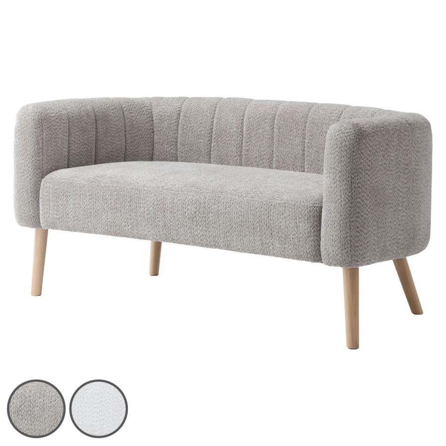 東谷 ソファ 2人掛け 幅142cm （ コンパクト ファブリック 天然木 シンプル ） : インテリアパレットヤフー店 - 通販 - Yahoo!ショッピング