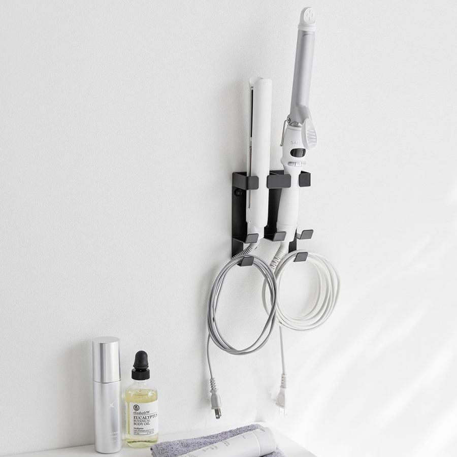 tower ウォールヘアーアイロンホルダー タワー ダブル 石こうボード壁対応 山崎実業 ヘアアイロンホルダー ヘアアイロンスタンド 1347 1348 : インテリアワークス - 通販 ...