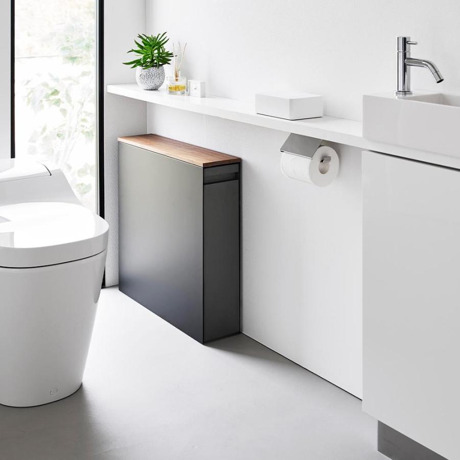 tower 隠せるトイレ引き出し収納 タワー 山崎実業 トイレ 収納 おしゃれ トイレラック スリム キャスター付き 15cm トイレ用品 1426 1427 爆買 : インテリアワークス ...