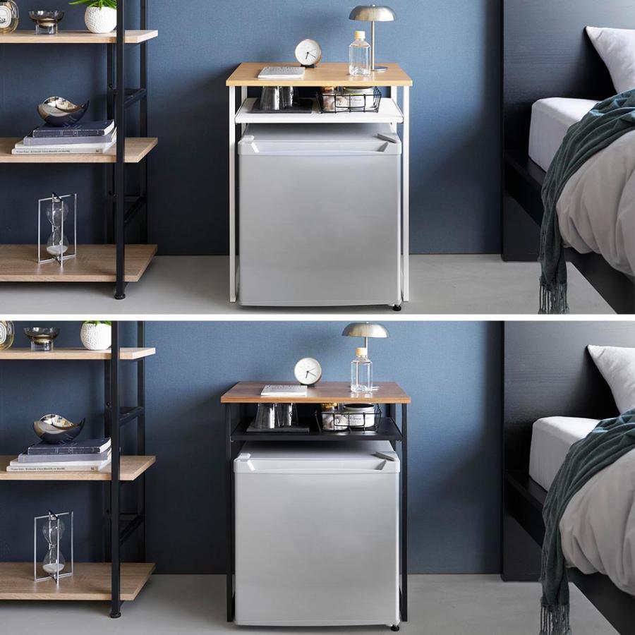 tower 引き出し付き 冷蔵庫上 ラック 45L用 タワー 山崎実業 小型 冷蔵庫ラック ミニ冷蔵庫上ラック 収納 サイドテーブル おしゃれ 1487 1488 即日発送 : インテリア ...