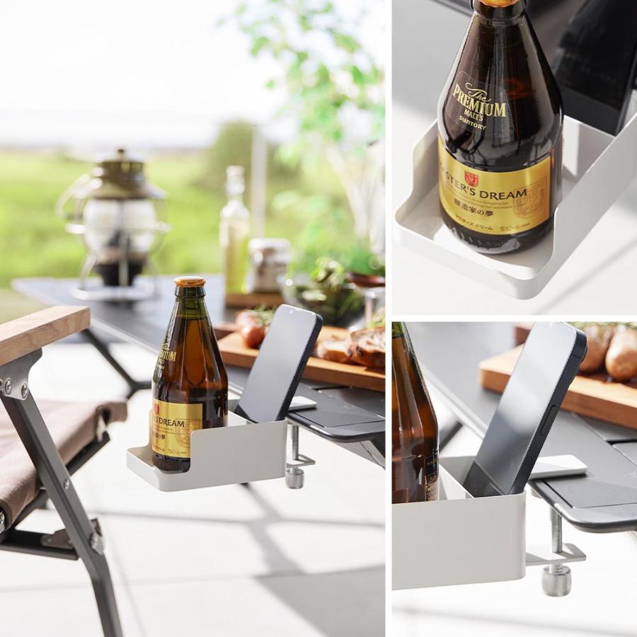 tower テーブル横スマートフォン&コップホルダー タワー 山崎実業 公式 ドリンクホルダー カップホルダー 後付け アウトドア おしゃれ 1638 1639 : インテリアワークス ...