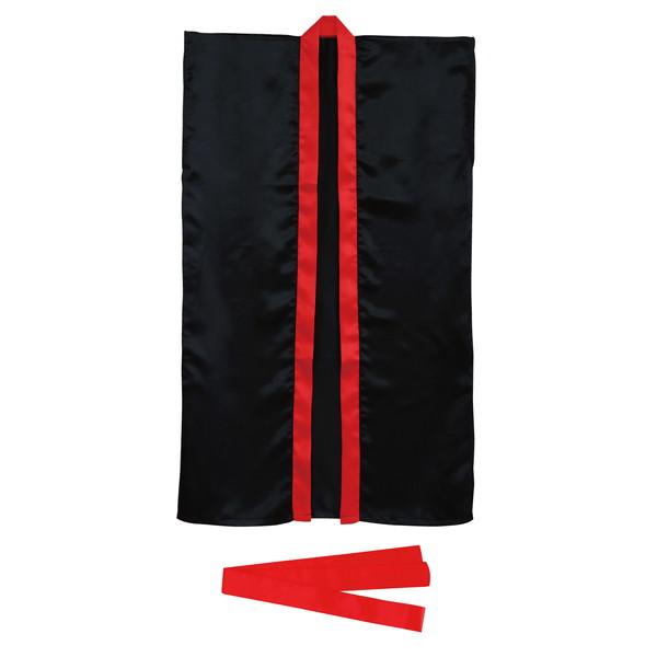 アーテック ソフトサテンロングハッピ S 黒／赤襟 （ハチマキ付） 14440 : イーヅカ - 通販 - Yahoo!ショッピング