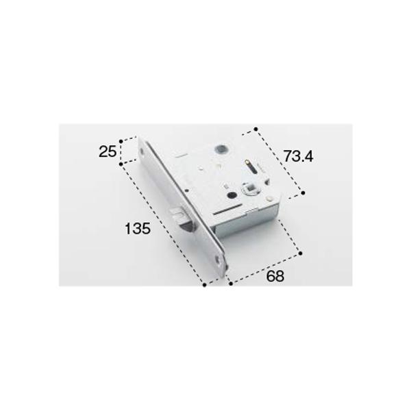 大建 ドア用箱錠 箱錠（ショートストローク錠） PQD-11593A : イーヅカ - 通販 - Yahoo!ショッピング