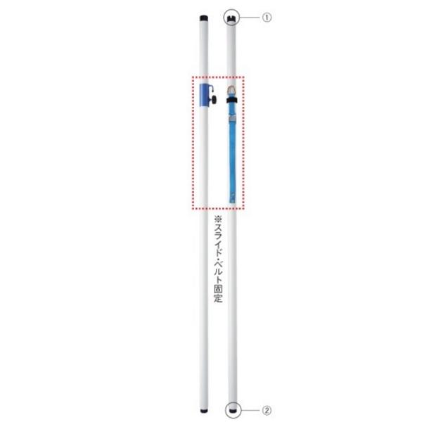 ダンノ バドミントン支柱DXΦ40 Φ40mm×厚み3mm×高さ155cm 1対 D-1661 : イーヅカ - 通販 - Yahoo!ショッピング