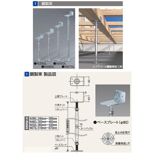 フクビ 木造住宅用樹脂製機能束 鋼製束 N460L NKT460L 20個入 : イーヅカ - 通販 - Yahoo!ショッピング