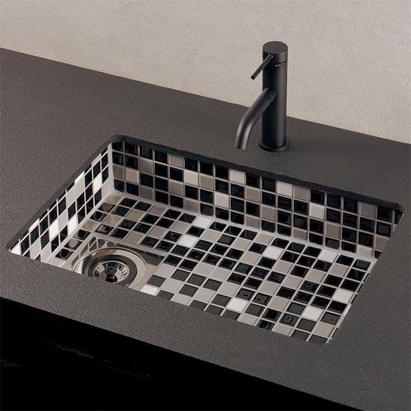 カクダイ 響 食洗面器（タイル貼り） ブラックミックス 493-218-DM : イーヅカ - 通販 - Yahoo!ショッピング