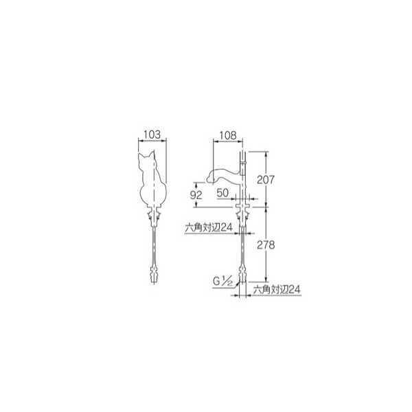 カクダイ 足踏みレバー水栓 しっぽ踏んでちょーだい！ マットブラック 711-059-13 : イーヅカ - 通販 - Yahoo!ショッピング