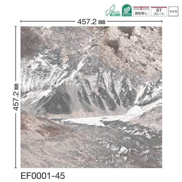 川島織物セルコン 川島織物 ビニル床タイル ACTIVE STYLE フィッツロイ EF0001-45 457.2×457.2mm 3.0mm ...