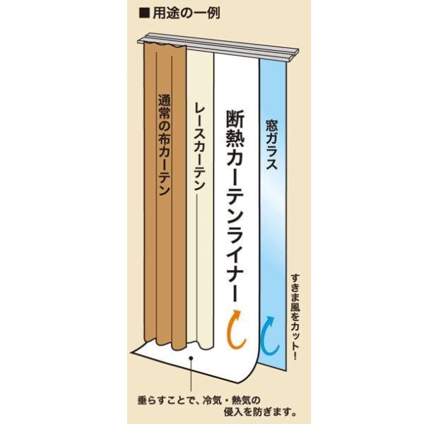 明和グラビア 断熱カーテンライナー ホワイト 100cm×225cm×2枚 :meiwa-165625:イーヅカ - 通販 - Yahoo!ショッピング