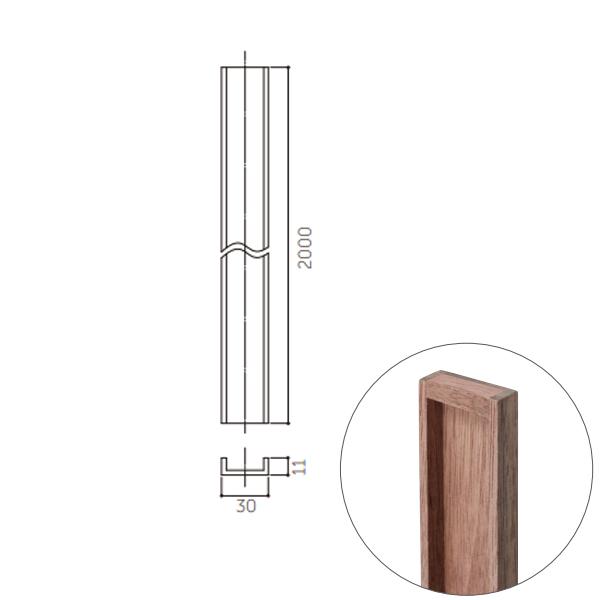 丸喜金属 MARIX ウォールナット長引手 MPW-400 サイズ2000 : イーヅカ - 通販 - Yahoo!ショッピング