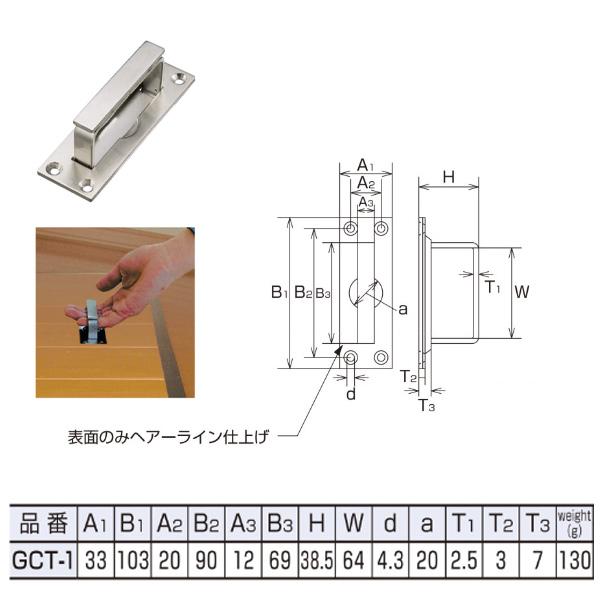 水本機械 上げ蓋取手 SUS304 GCT-1 NO.1637 : イーヅカ - 通販 - Yahoo!ショッピング