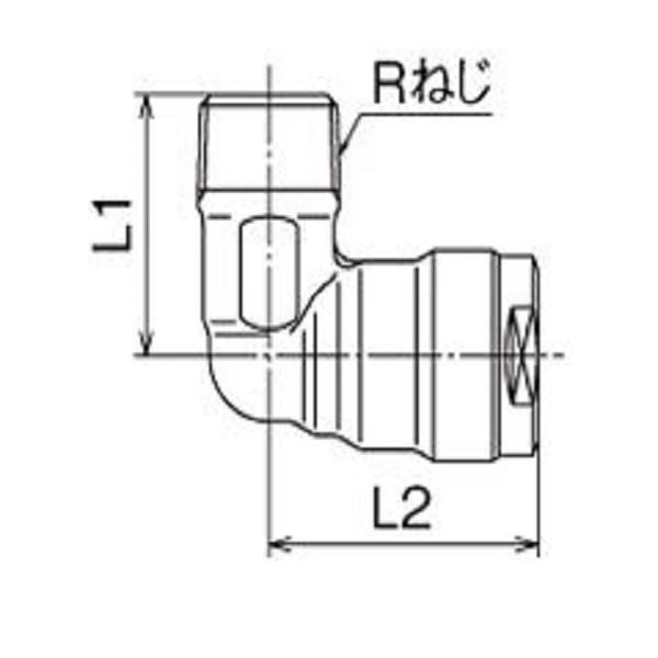 オンダ製作所 エルボテーパおねじ WL1-1313-S : イーヅカ - 通販 - Yahoo!ショッピング