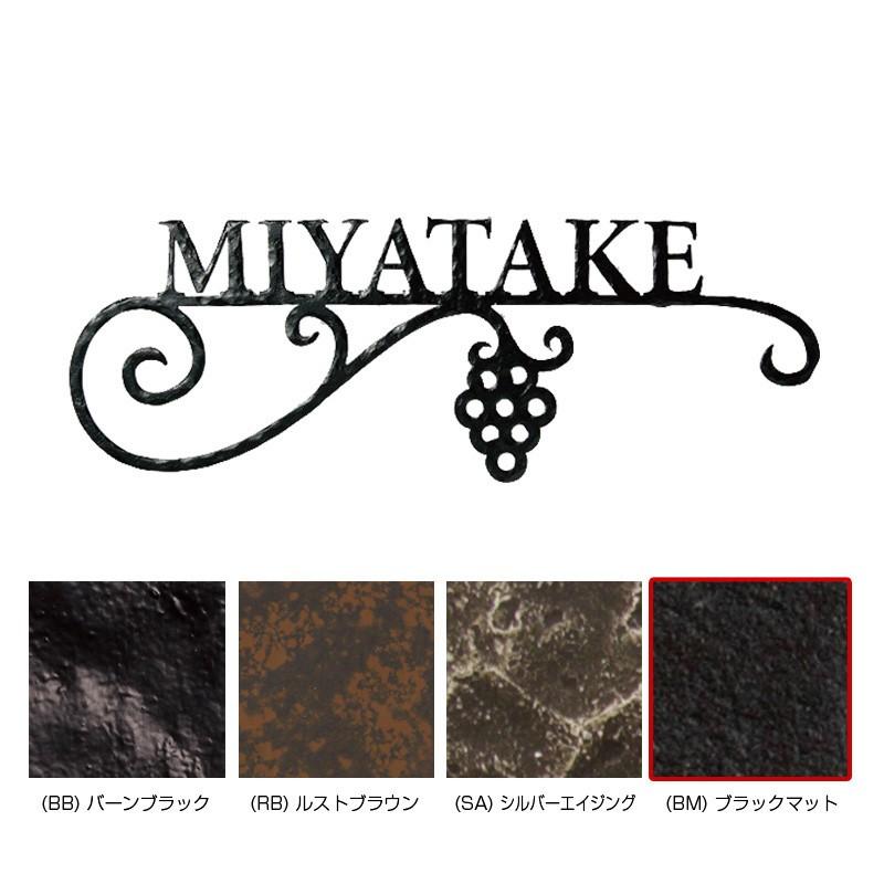 オンリーワンクラブ フォレストヒルズネームプレート クラシックテイスト S46 Lサイズ ブラックマット NA1-S46LBM : イーヅカ - 通販 - Yahoo!ショッピング