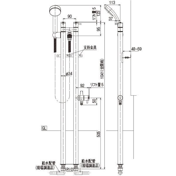 オンリーワンクラブ ジラーレ デュエ typeC ガーデン 混合水栓 TK3-STC : イーヅカ - 通販 - Yahoo!ショッピング