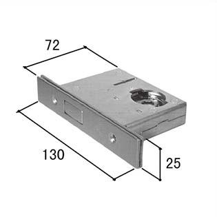 三協アルミ 本締り錠 WB1298-00 : sankyo-wb1298 : イーヅカ - 通販 - Yahoo!ショッピング