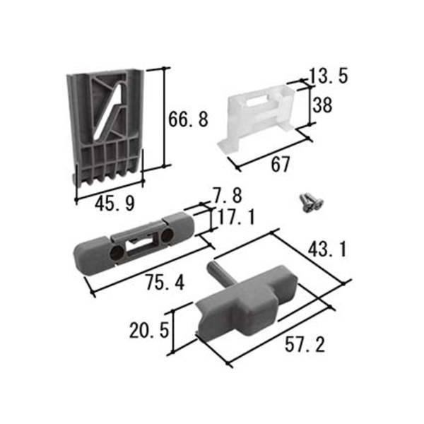 三協アルミ サブロック W-C1-0547 色：KG 199E9548 : イーヅカ - 通販 - Yahoo!ショッピング