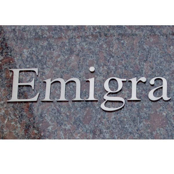 神栄ホームクリエイト 館銘文字 SK-880-1 H100×W100×D3mm 1文字 : イーヅカ - 通販 - Yahoo!ショッピング