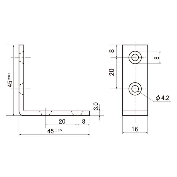 ニューヒカリ 特厚金折 UC 45 SH-RTA20-45 100個 : イーヅカ - 通販 - Yahoo!ショッピング
