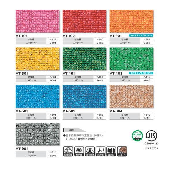 タキロン MT タキストロン タフスリップタイプ プールサイド用床材 1820mm巾 2.9mm厚 10cm長 （3m以上以降10cm単位 ...