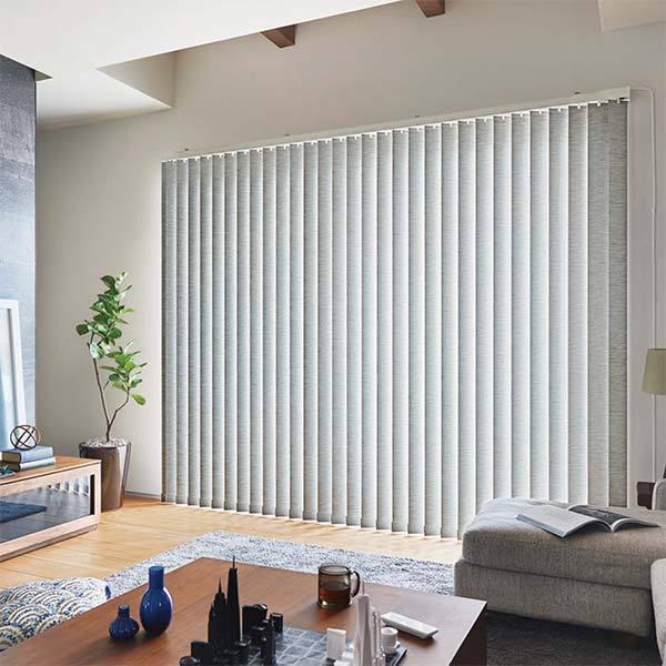 タチカワ タテ型ブラインド インダストリアル デルセ ラインドレープ スラット幅100mm LD-6124〜LD-6125 幅1205〜1600mm 高さ2210〜2600mm :tb ...