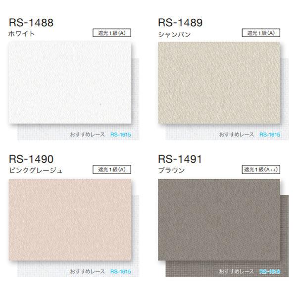 タチカワブラインド タチカワ ロールスクリーン ラルクシールド シャイニー遮光 RS-1488〜RS-1491 幅495〜800mm 高さ3010〜3500mm : イーヅカ - 通販 ...