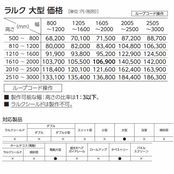 タチカワブラインド タチカワ ロールスクリーン ラルク 大型 ガム RS-8111 幅1605〜2000mm 高さ2010〜2500mm : イーヅカ - 通販 - Yahoo!ショッピング