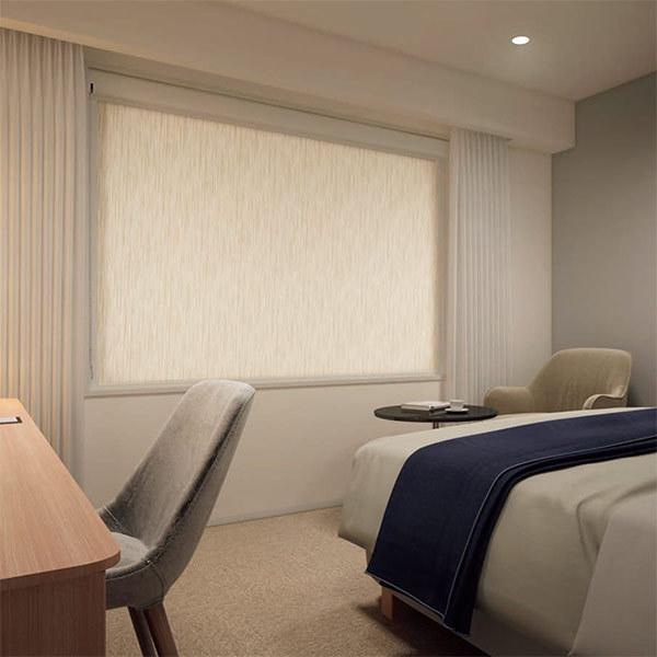 タチカワ ロールスクリーン 遮光 クラム ラルクシールド 非ウォッシャブル RS-8524〜RS-8525 幅250〜490mm 高さ3010〜3500mm :tb-rs8524036:イー ...