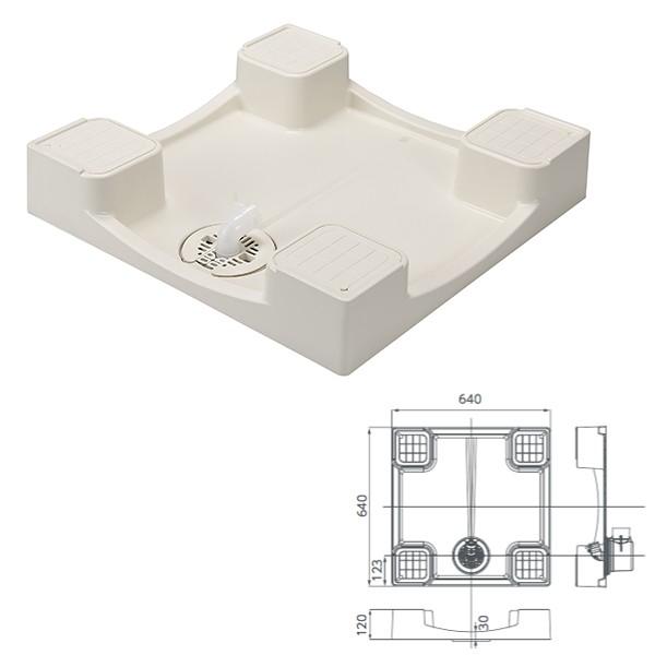 テクノテック かさ上げ防水パン イージーパン TPD640-CW1 W640×D640×H120 アイボリーホワイト : イーヅカ - 通販 - Yahoo!ショッピング