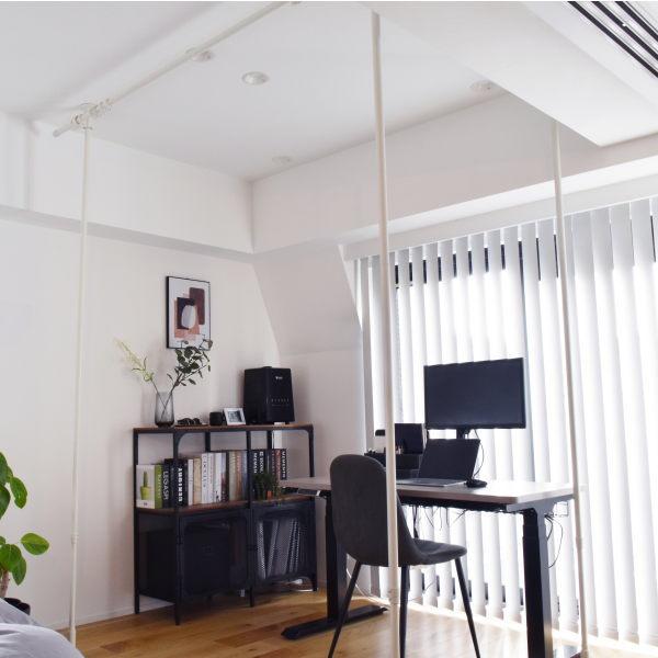 TOSO トーソー Naivis つっぱりカーテンレールセット 1.2 L字コーナー用 ホワイト 23D 30019325 : イーヅカ - 通販 - Yahoo!ショッピング