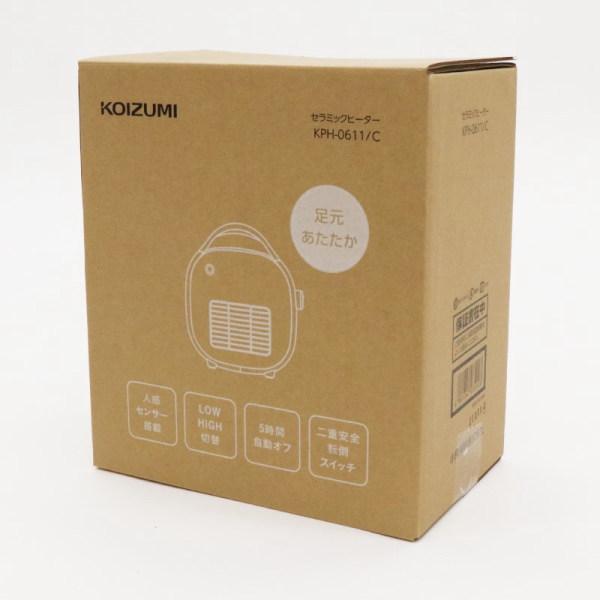 KOIZUMI セラミックヒーター ベージュ KPH-0611 1台 : イーヅカ - 通販 - Yahoo!ショッピング
