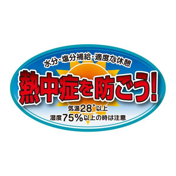 三愛 ヘルメットステッカー 「熱中症を防ごう」 10枚入 SA-N13-32 1組 : イーヅカ - 通販 - Yahoo!ショッピング