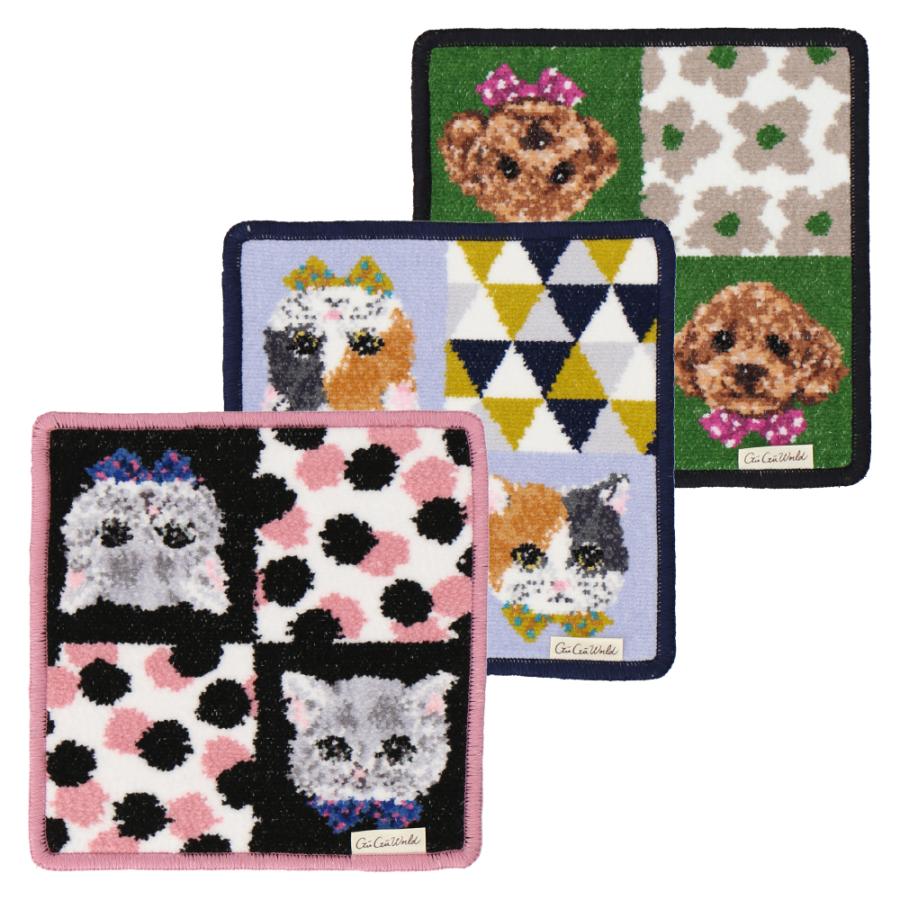 シェニール織 ハンカチ 犬 ネコ プードル GUGU WORLD グーグーワールド プレゼント ギフト : intermode-kawabe - 通販 - Yahoo!ショッピング