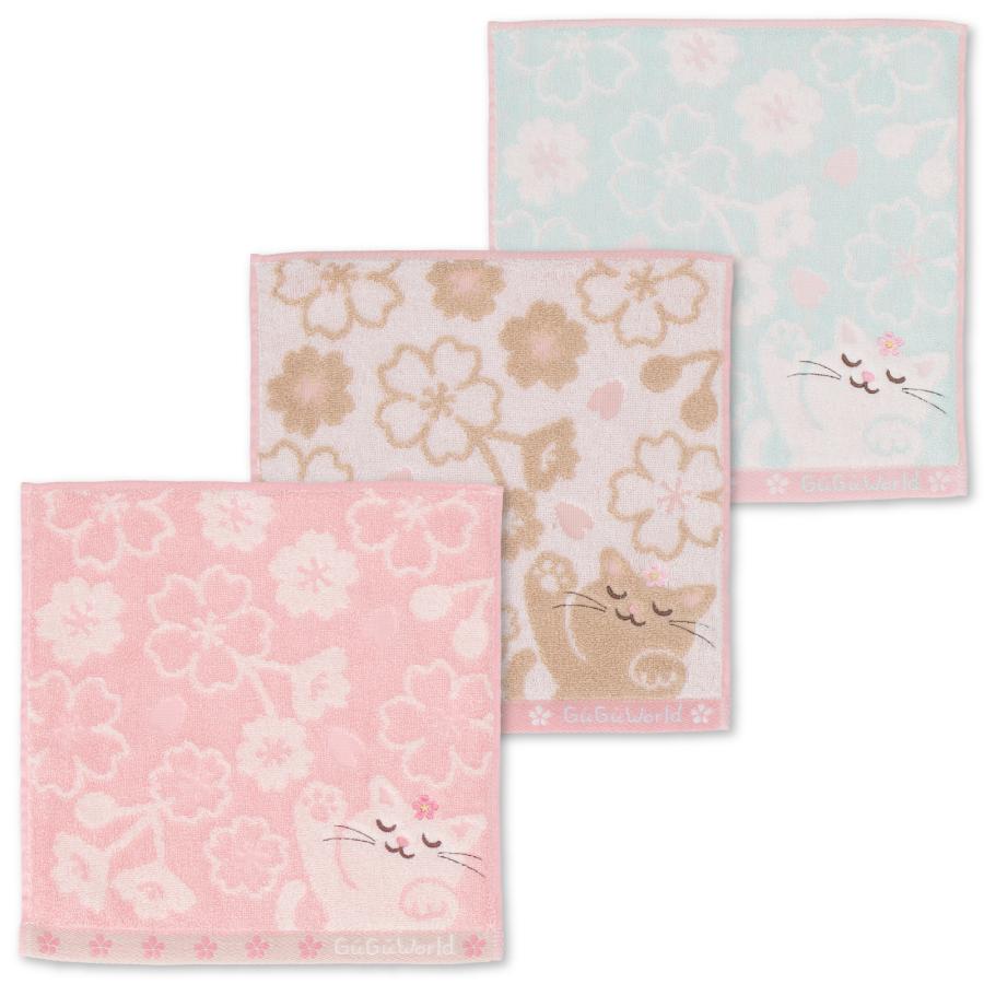 タオルハンカチ 猫 ネコ 桜 GUGU WORLD グーグーワールド 春 入学 卒業卒園 ハンカチ プレゼント ギフト 新作 : intermode-kawabe - 通販 - Yahoo ...