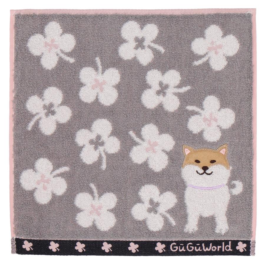 タオルハンカチ 柴犬 イヌ モノトーン GUGU WORLD グーグーワールド 春 入学 卒業卒園 ハンカチ プレゼント ギフト 新作 : intermode-kawabe - 通販 ...