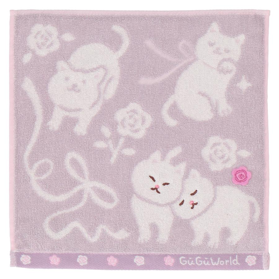 タオルハンカチ 猫 ネコ 花 アップリケ GUGU WORLD グーグーワールド 春 入学 卒業卒園 ハンカチ プレゼント ギフト 新作 : intermode-kawabe - 通販 ...
