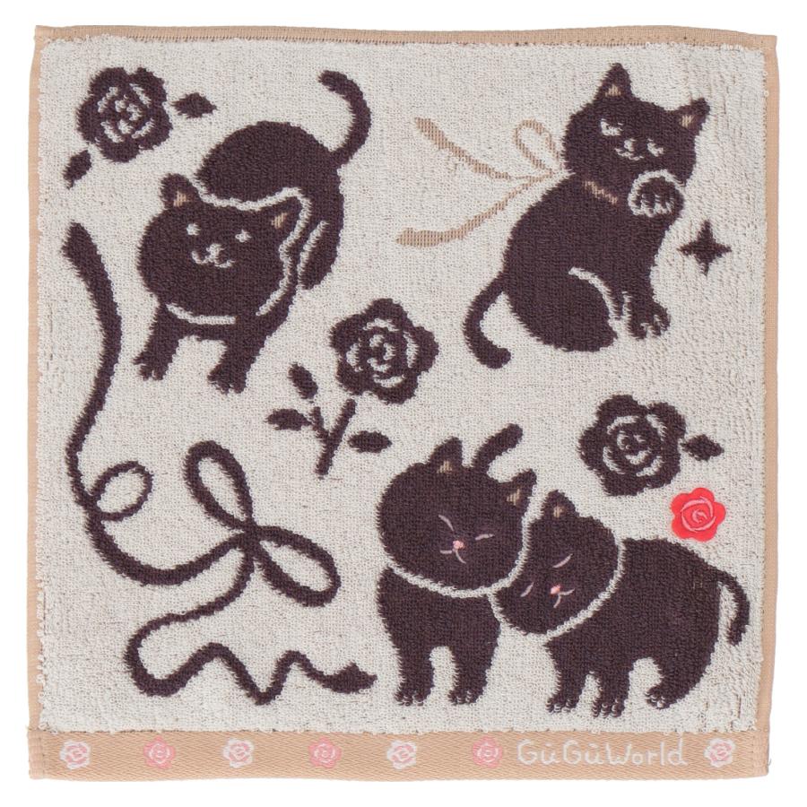 タオルハンカチ 猫 ネコ 花 アップリケ GUGU WORLD グーグーワールド 春 入学 卒業卒園 ハンカチ プレゼント ギフト 新作 : intermode-kawabe - 通販 ...