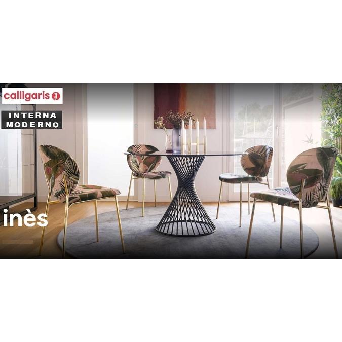 calligaris カリガリス イネス ダイニングチェア 2脚1組 INES CS2004 P175 S7E : INTERNA ...