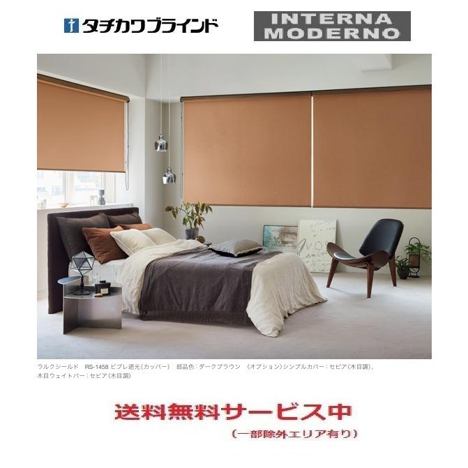 タチカワブラインド ロールスクリーン ビブレ遮光 遮光 遮光ロールスクリーン ライフ ラルクシールド RS-1441〜RS-1460 幅250〜490mm 高さ500〜800mm 防炎 ...