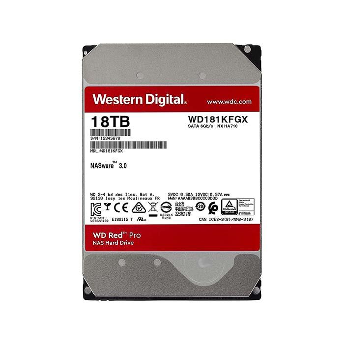 WESTERN DIGITAL WD181KFGX ウェスタン デジタル 内蔵HDD 18TB SATA接続 WD Red Pro (NAS ...