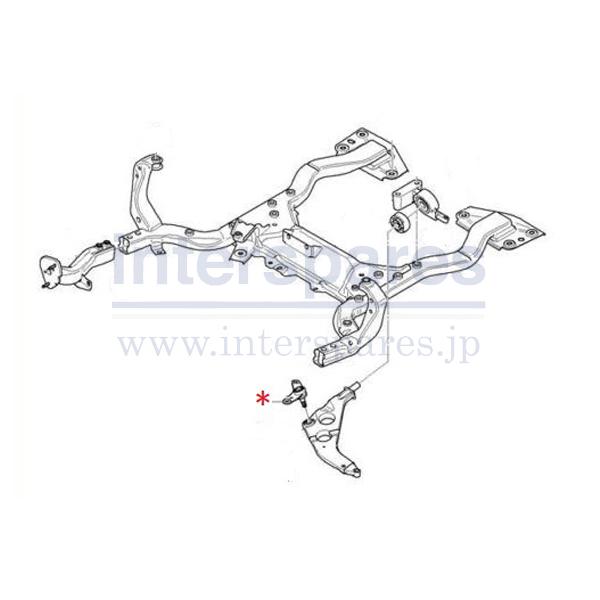 BMW ミニ R50 ONE ワン クーパー 型式 RA16 フロント ロアアーム ボールジョイント 左右セット 31106779437 ...