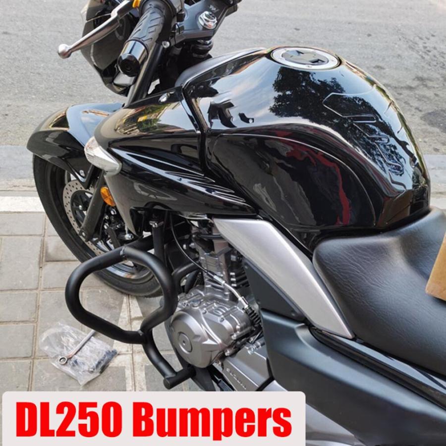 スズキ dl250 v-strom 250 vstrom dl 250 gw250 エンジンフロントハイウェークラッシュバー安全バンパーサイド保護装置 : 230914a1801 ...