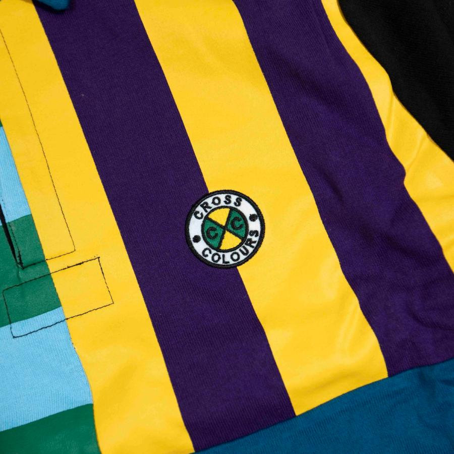 CROSS COLOURS MULTI STRIPE PANEL RUGBY : Surku Cafe Online - 通販 - Yahoo ...