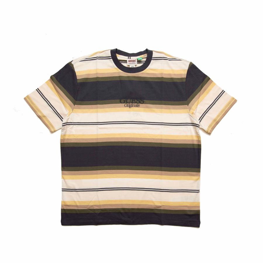 GUESS Originals go multi Striped Tee : gs-41k-tee : Surku Cafe Online ...