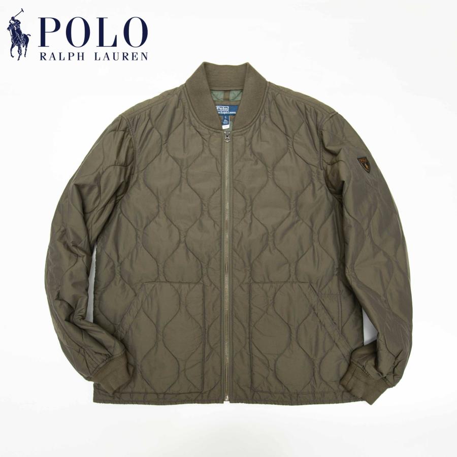 POLO RALPH LAUREN LAUREN quilting bomber jacket/ olive : Surku Cafe Online - 通販 - Yahoo!ショッピング