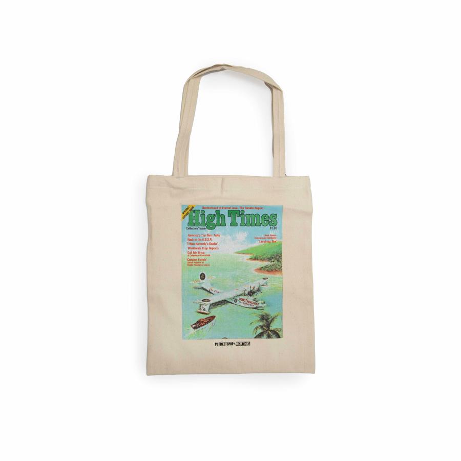 POT MEETS POP X HIGH TIMES MAGAZINE - TRANS-MARIJUANA TOTEBAG : Surku ...