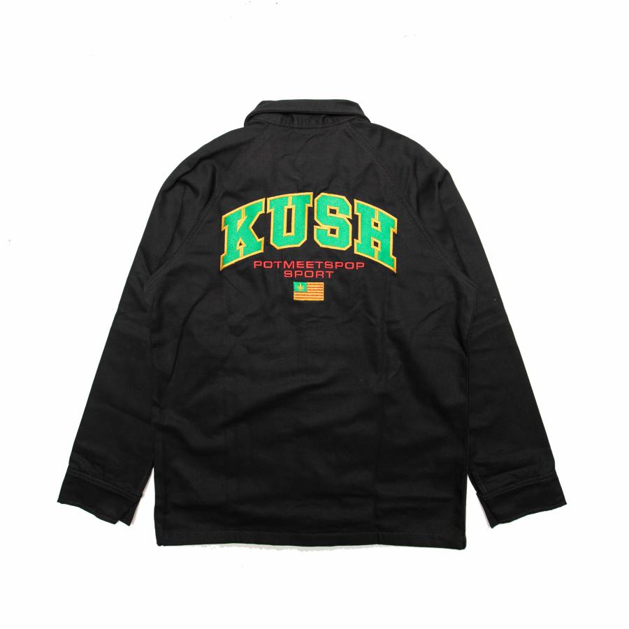 POT MEETS POP " KUSH COACH JACKET BLACK : Surku Cafe Online - 通販 ...