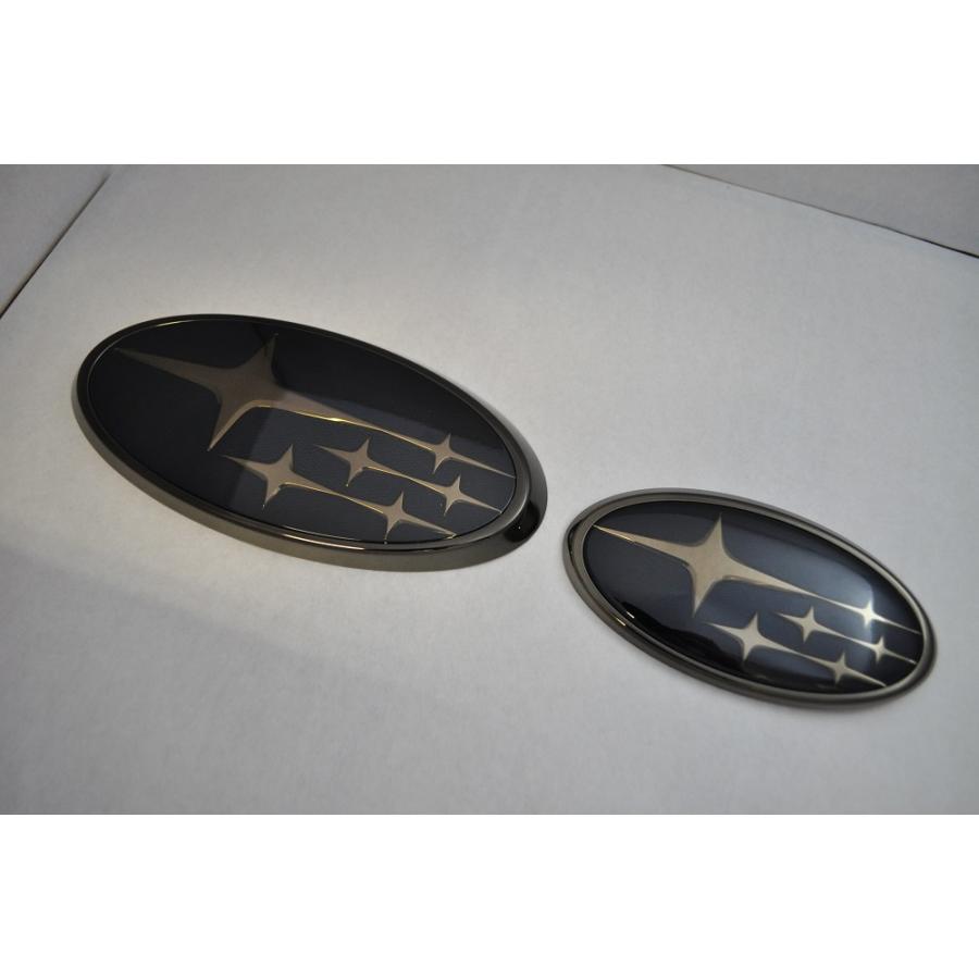 カラー エンブレム 送料無料 SK5/SKE フォレスター 前期or後期 ブラック フロント/リア カーパーツ 純正 メッキ : INVENTER - 通販 - Yahoo!ショッピング